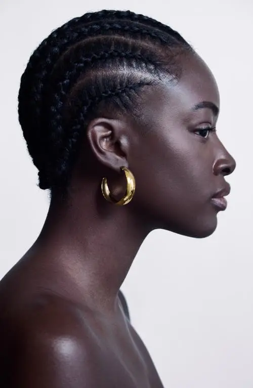 KELLERY Chunky Bold Hoop Earrings