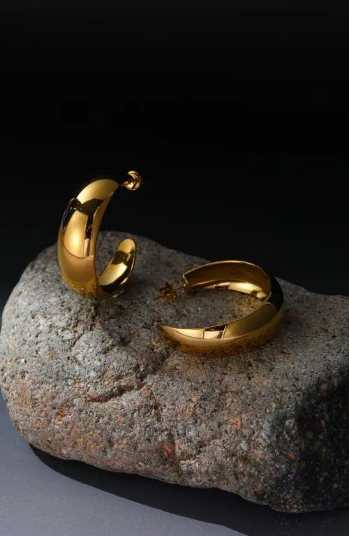 KELLERY Chunky Bold Hoop Earrings