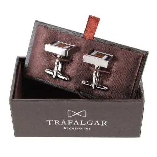 Trafalgar Dallas Square Joint Stone Cufflinks