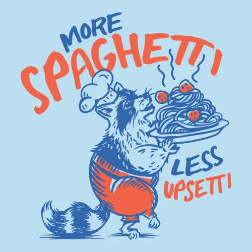 LOST GODS More Spaghetti Raccoon T Shirt