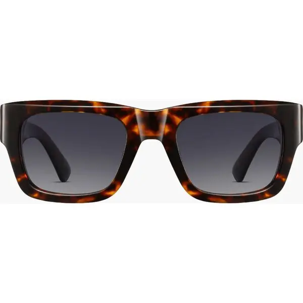LASCANA Tortoiseshell Square Frame Sunglasses - Brown Leopard