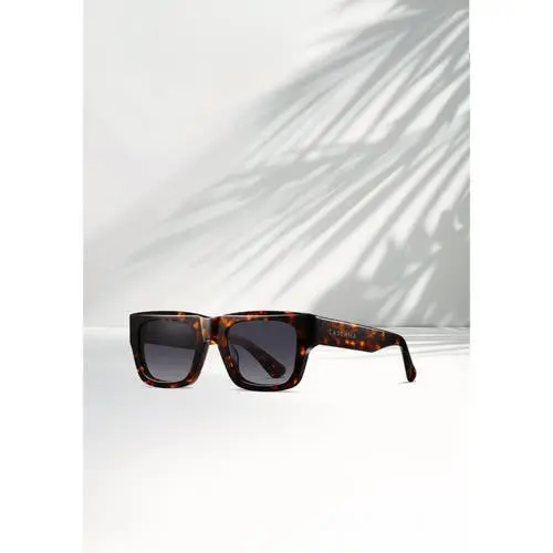 LASCANA Tortoiseshell Square Frame Sunglasses