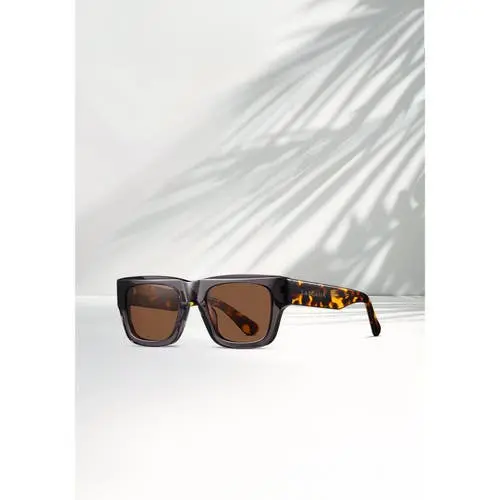 LASCANA Square Tortoiseshell Sunglasses - Toffee Patterned
