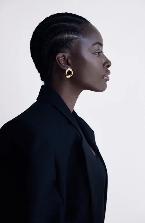 KELLERY Round Flow Sculptural Earrings