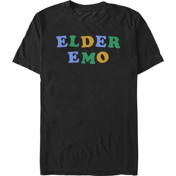 LOST GODS Colorful Elder Emo Graphic T-shirt