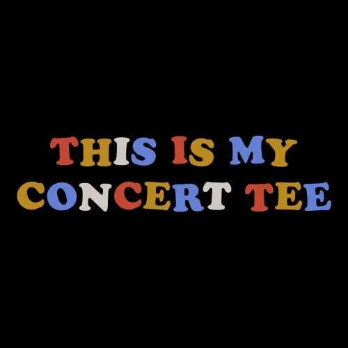 LOST GODS Colorful Concert Tee T Shirt - Black