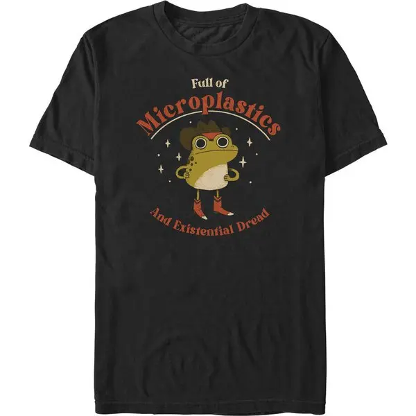 LOST GODS Frog Full Of Microplastics Short Sleeve Graphic T-shirt