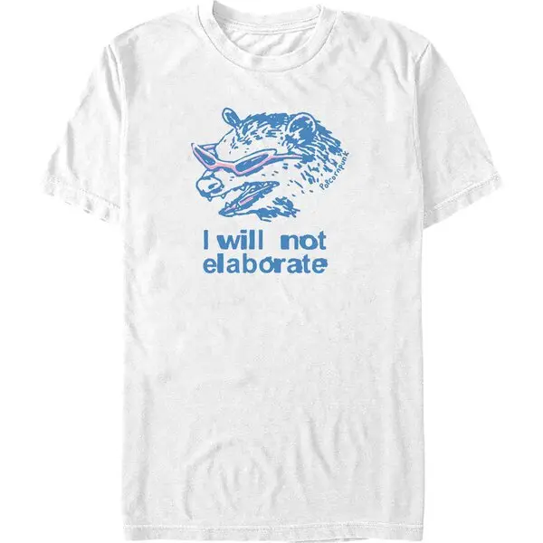 LOST GODS Opossum Will Not Elaborate Graphic T-shirt