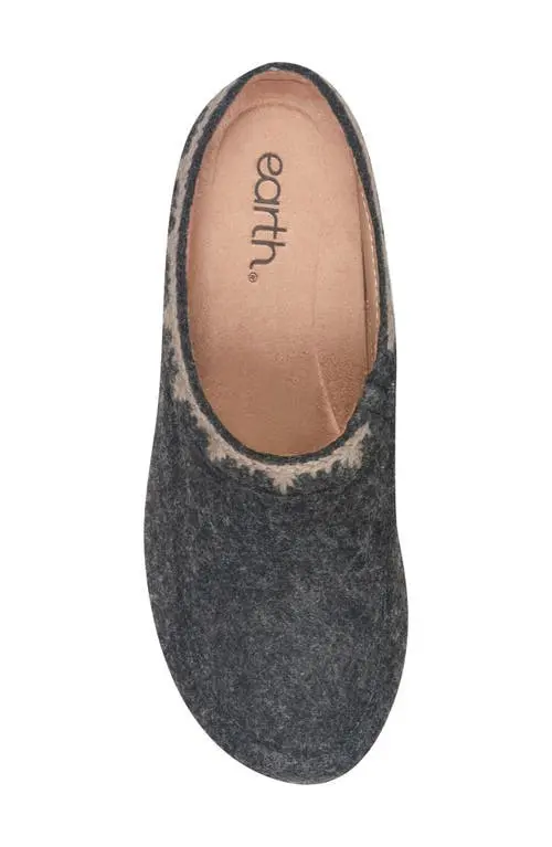Earth Kamona 2 Clog - Grey Rewooly