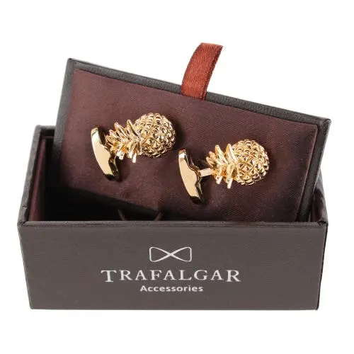 Trafalgar The Pineapple Crest Cufflinks