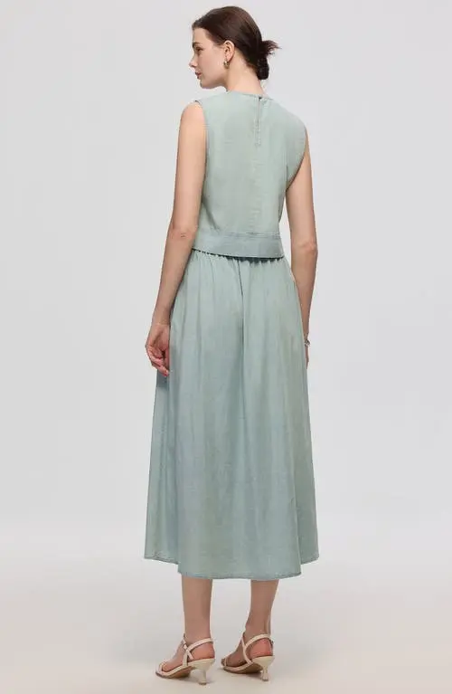 JUANA Amaia Pleated Maxi Skirt