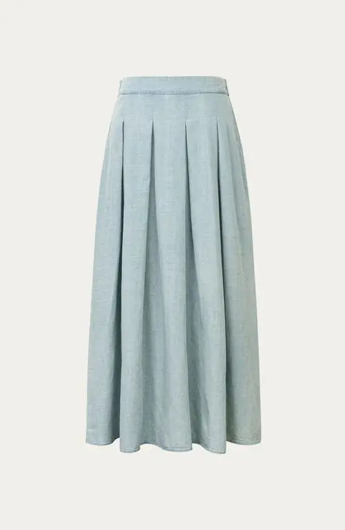 JUANA Amaia Pleated Maxi Skirt