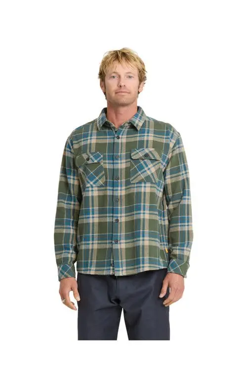 QUIKSILVER WATERMAN Dover Flannel - Thyme