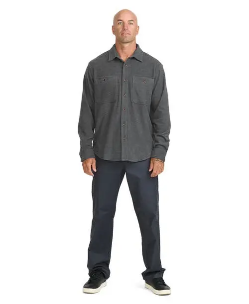 QUIKSILVER WATERMAN Harvest Long Sleeve Shirt - Phantom