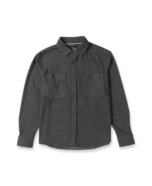 QUIKSILVER WATERMAN Harvest Long Sleeve Shirt - Phantom