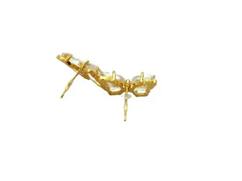 GEMINI JEWELRY Butterfly Crystal Climber Earrings