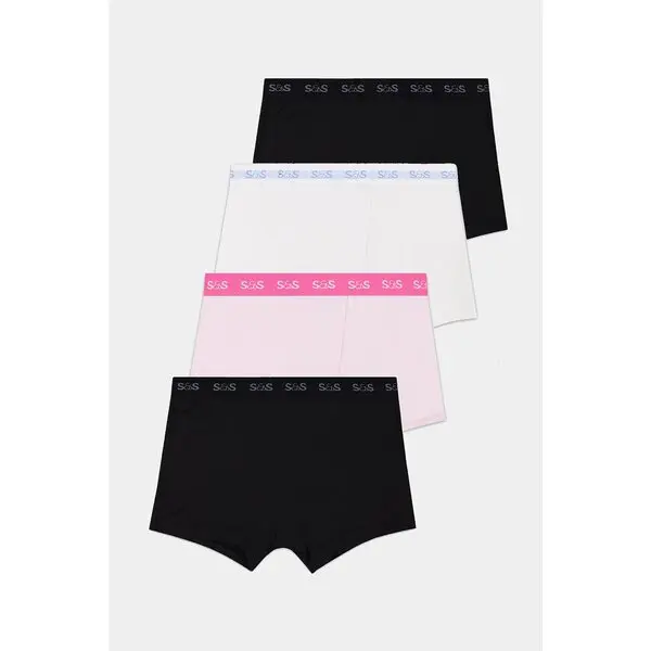 STRIPE & STARE Boxer Four Pack - Logo Collection