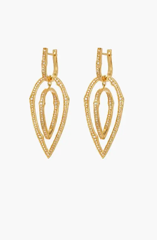 KELLERY Elowen Teardrop Hoop Earrings - Gold