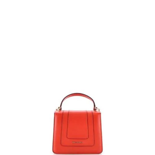 BVLGARI Serpenti Forever Top Handle Bag Leather Small