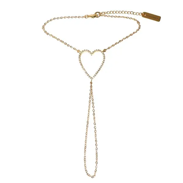 STUDIO BALOGE Coeur Hand Chain - Gold