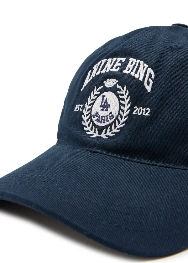 ANINE BING Jeremy Logo-embroidered Twill Baseball Cap