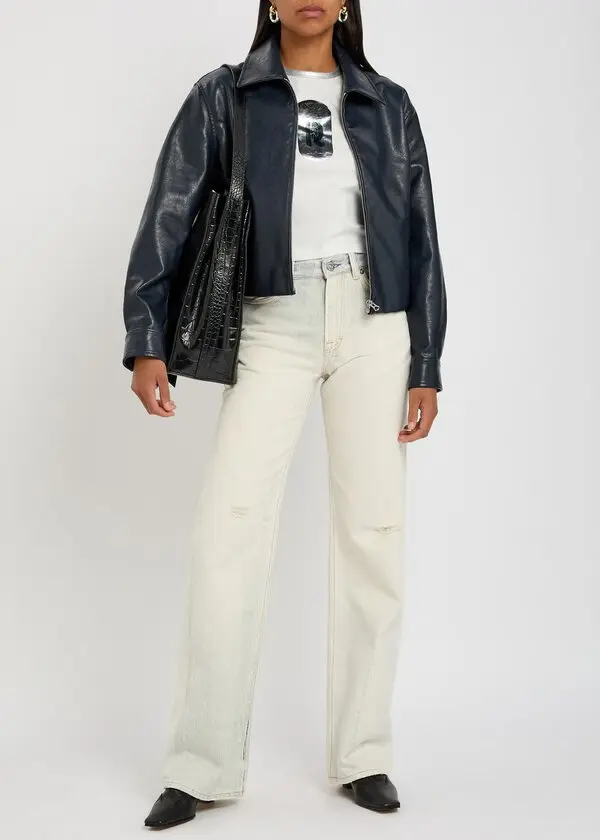 Rag & Bone Krista Faux Leather Jacket
