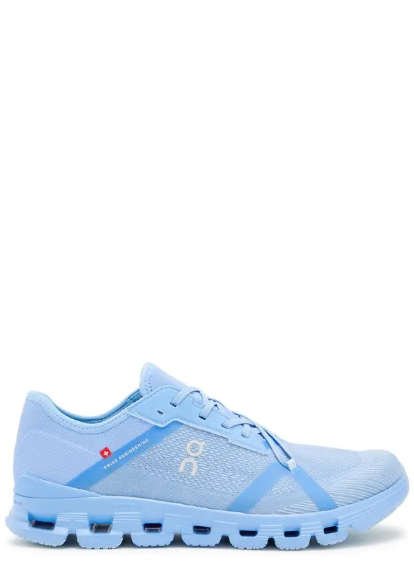 On Cloud X 4 Ad Jacquard Mesh-knit Sneakers - Blue