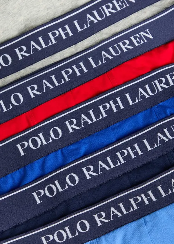 Polo Ralph Lauren Logo-jacquard Stretch-cotton Trunks