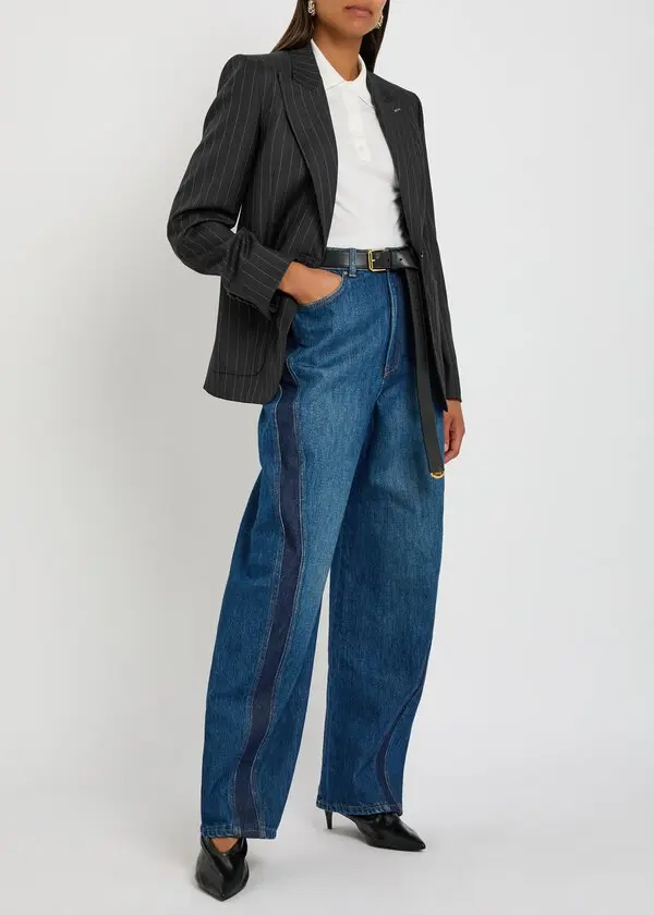 Givenchy Pinstriped Wool Blazer