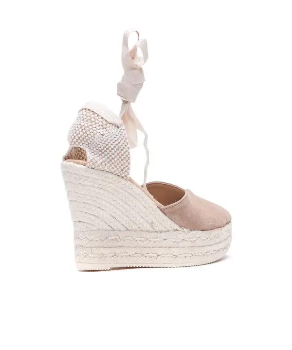 Manebí Wedge Heel Straw Shoes