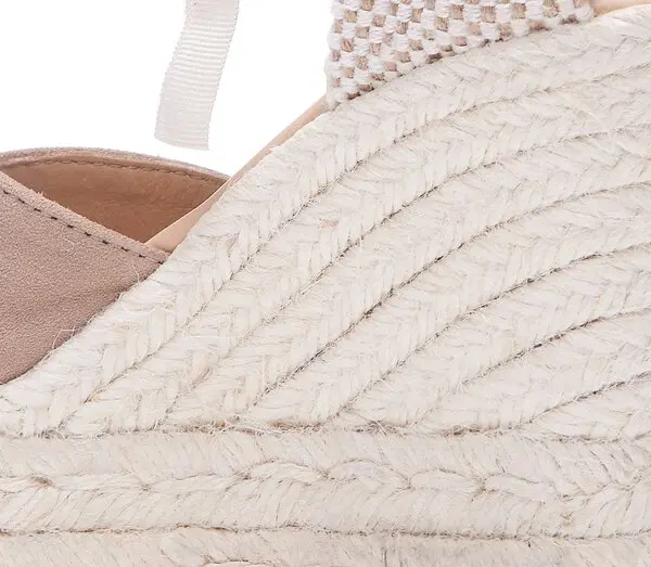 Manebí Wedge Heel Straw Shoes