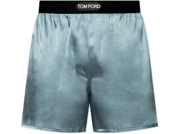TOM FORD Logo-waist Loose Fit Boxers - Blue