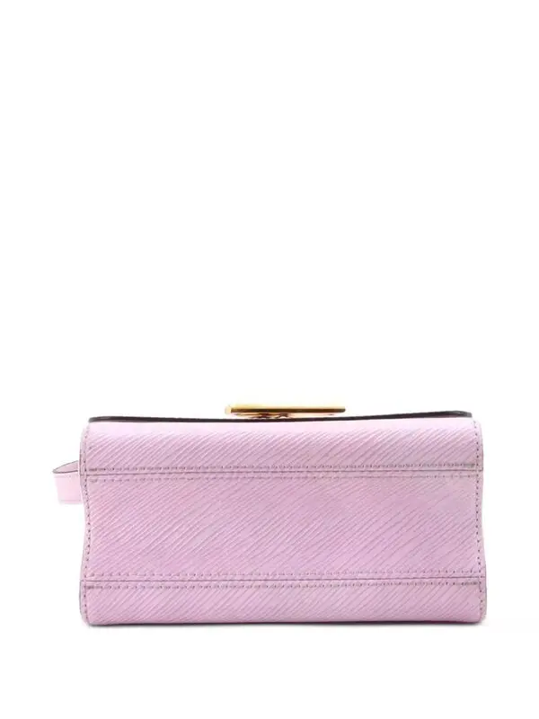 LOUIS VUITTON Braided Handle Twist Bag Epi Leather Pm Crossbody Bag - Pink