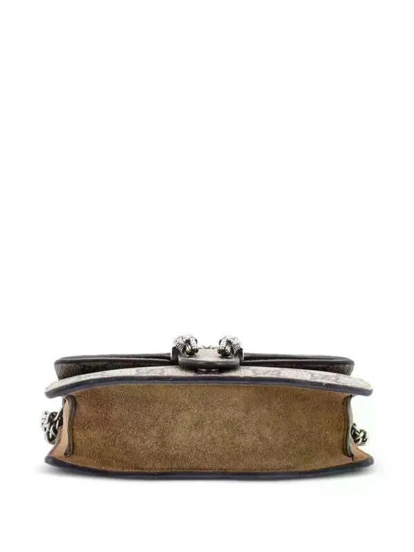 Gucci Dionysus Gg Coated Canvas Super Mini Crossbody Bag