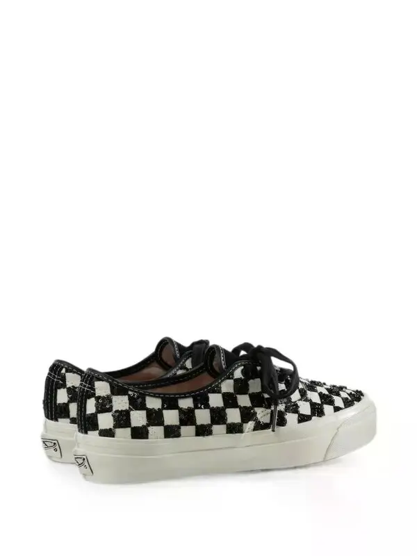VANS Authentic Sequin-embellished Checkerboard Sneakers