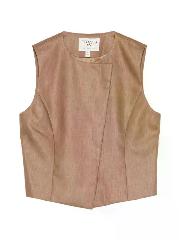 TWP Asymmetric Sleeveless Top