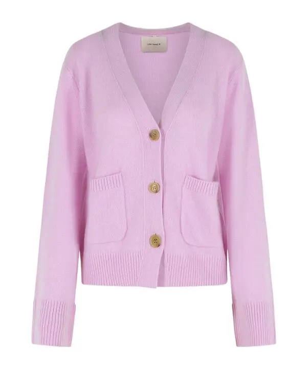 LISA YANG Marionette V-neck Cardigan - Pink