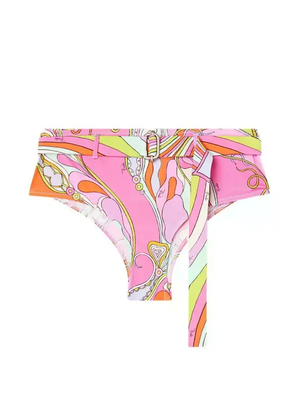 Emilio Pucci Orchidee-print Bikini Bottoms