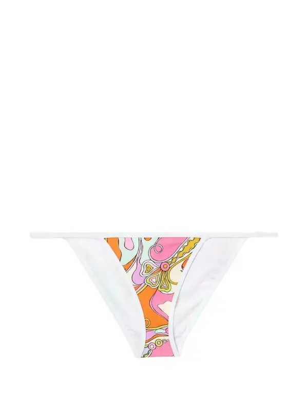 Emilio Pucci Orchidee Abstract-print Bikini Bottoms