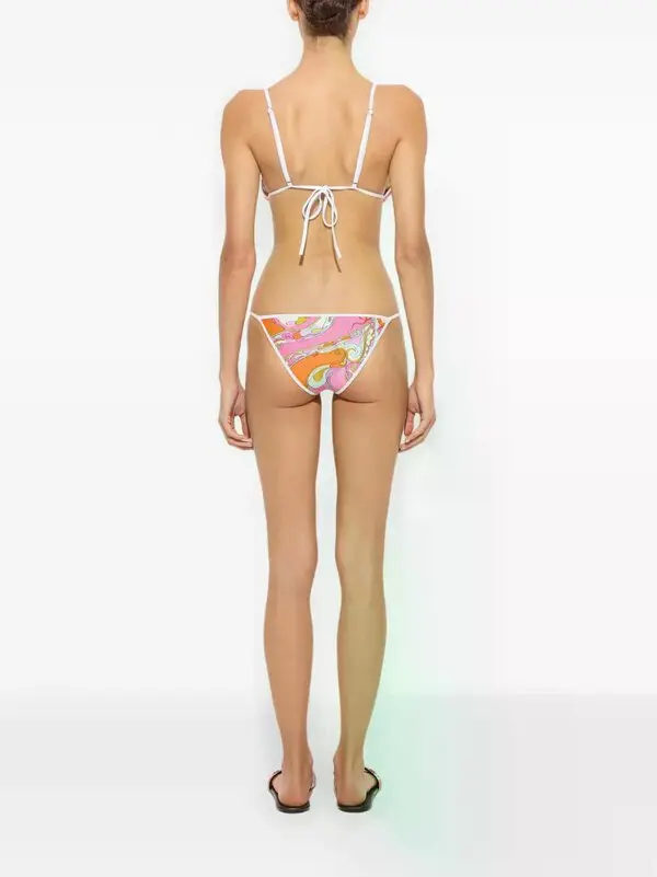 Emilio Pucci Orchidee Abstract-print Bikini Bottoms
