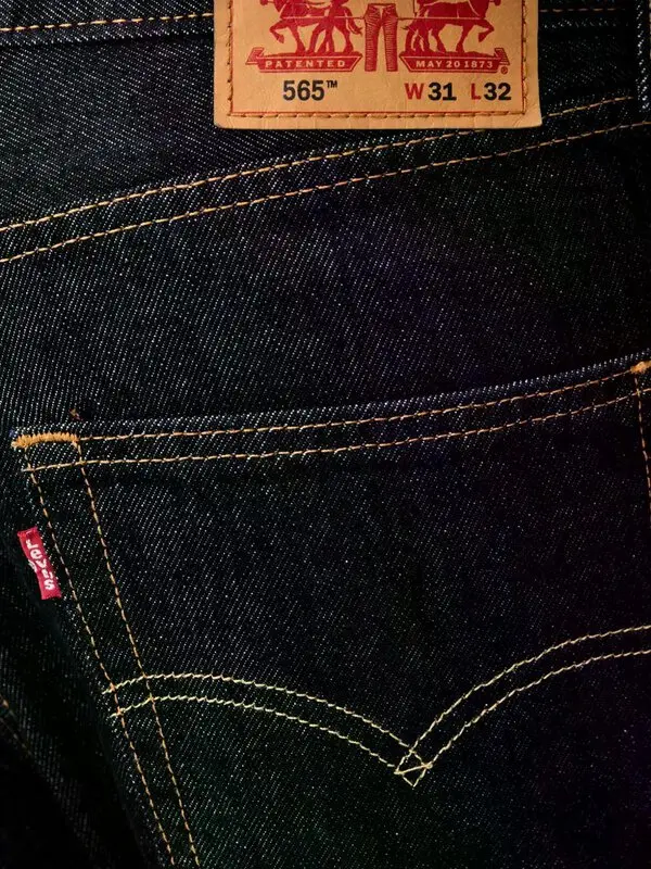 LEVI'S 565 Logo-patch Jeans