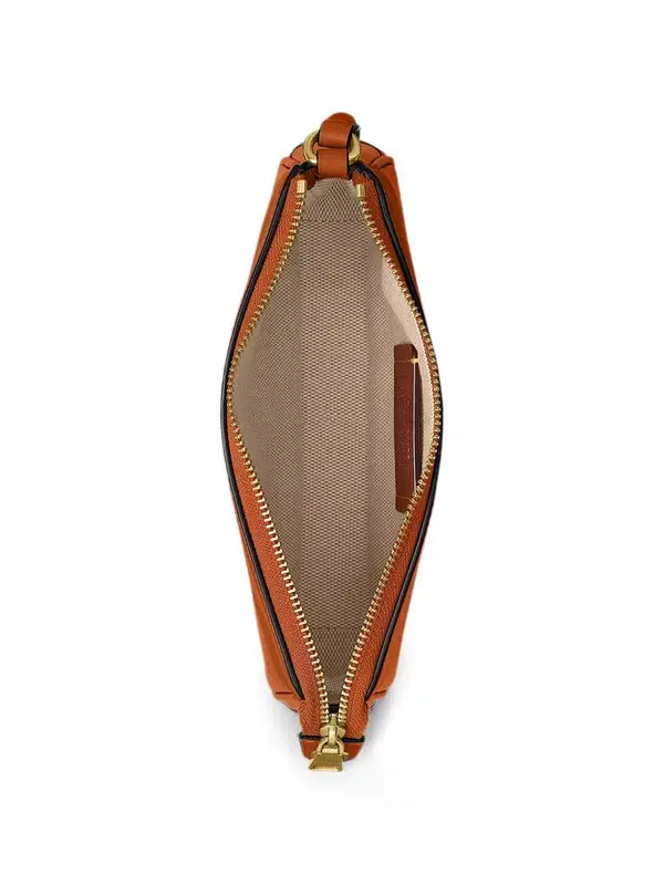 COACH Logo-print Leather Shoulder Bag