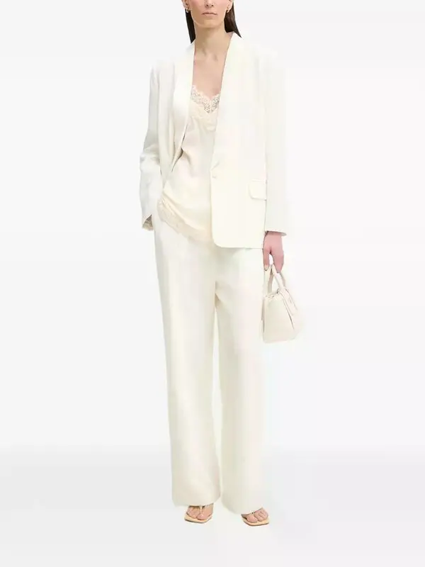 Munthe Shawl Lapel Single-breasted Blazer - Neutrals