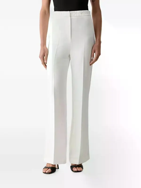 MORGAN Lace-trim Flared Trousers
