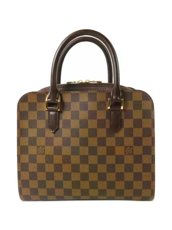 LOUIS VUITTON Damier Triana Handbag - Brown