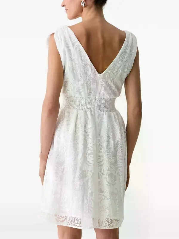 MORGAN Lace-overlay Mini Dress