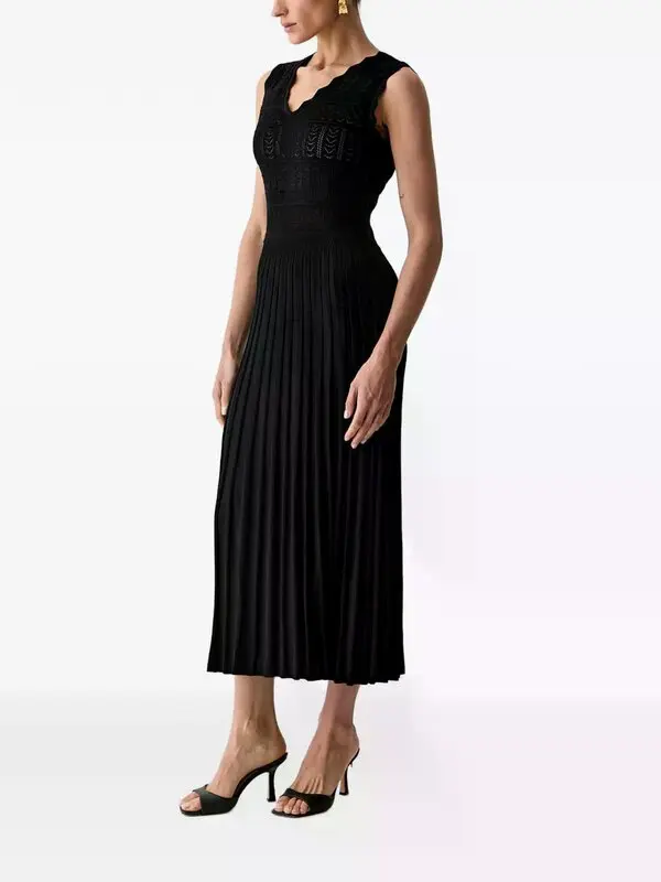 MORGAN Pleated Midi Dress