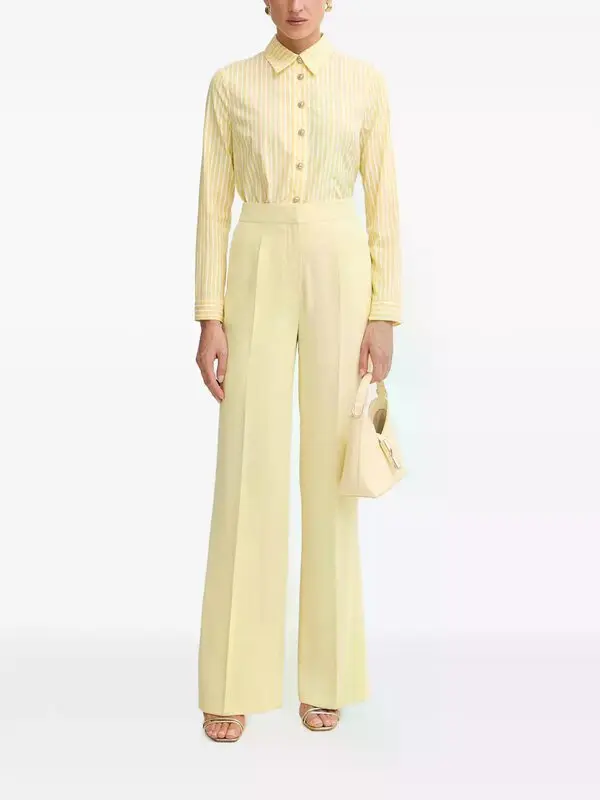 MORGAN Pleated Wide Leg Trousers