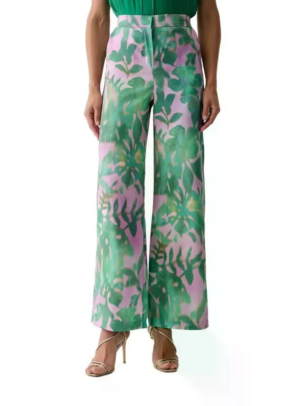 MORGAN Floral-print Trousers