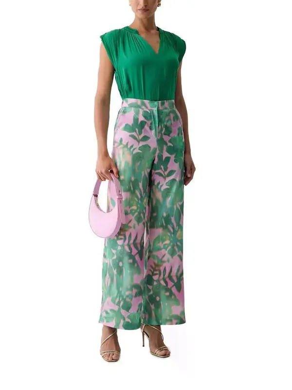 MORGAN Floral-print Trousers